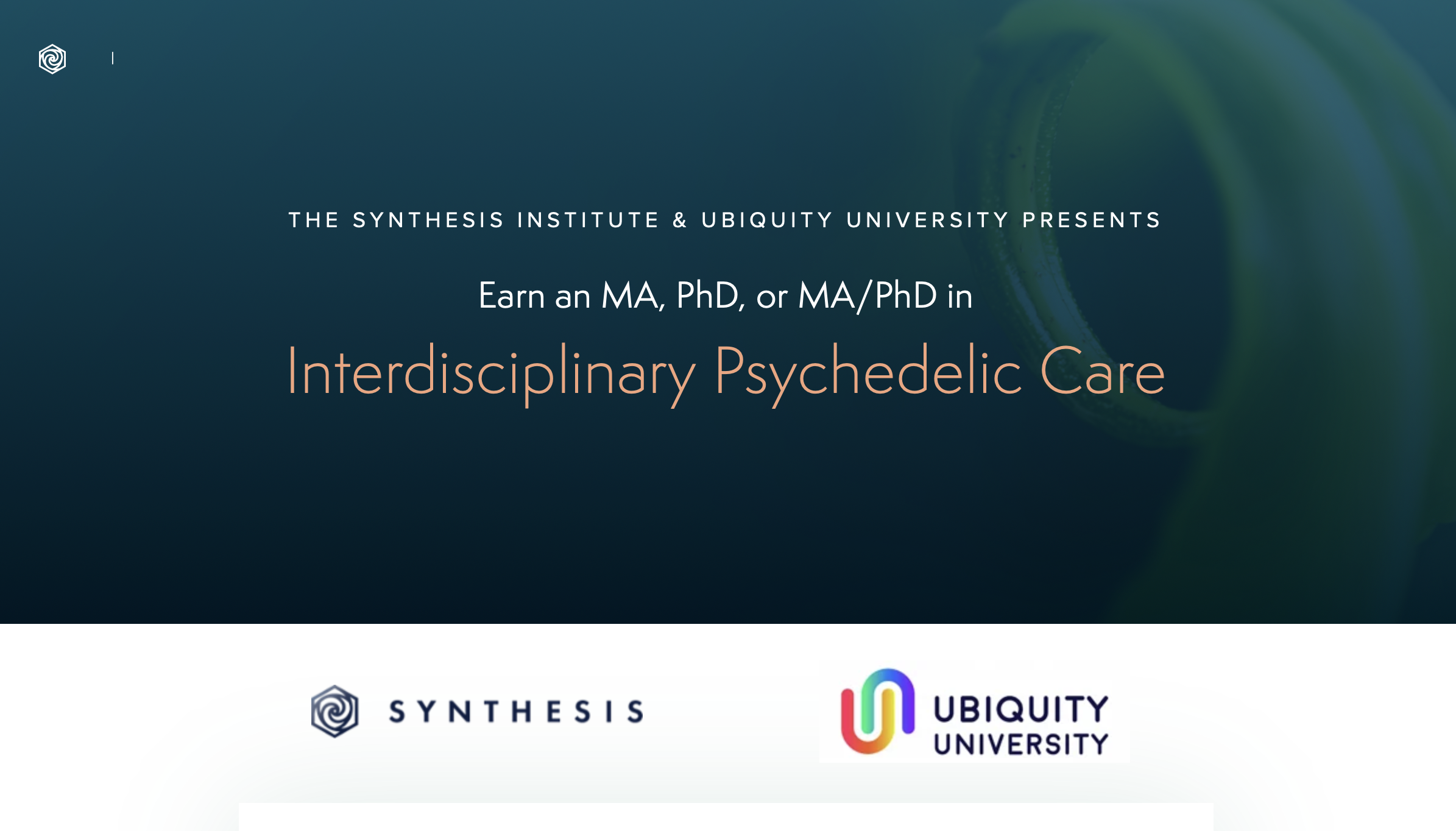 Ubiquity University Interdisciplinary Psychedelic Care